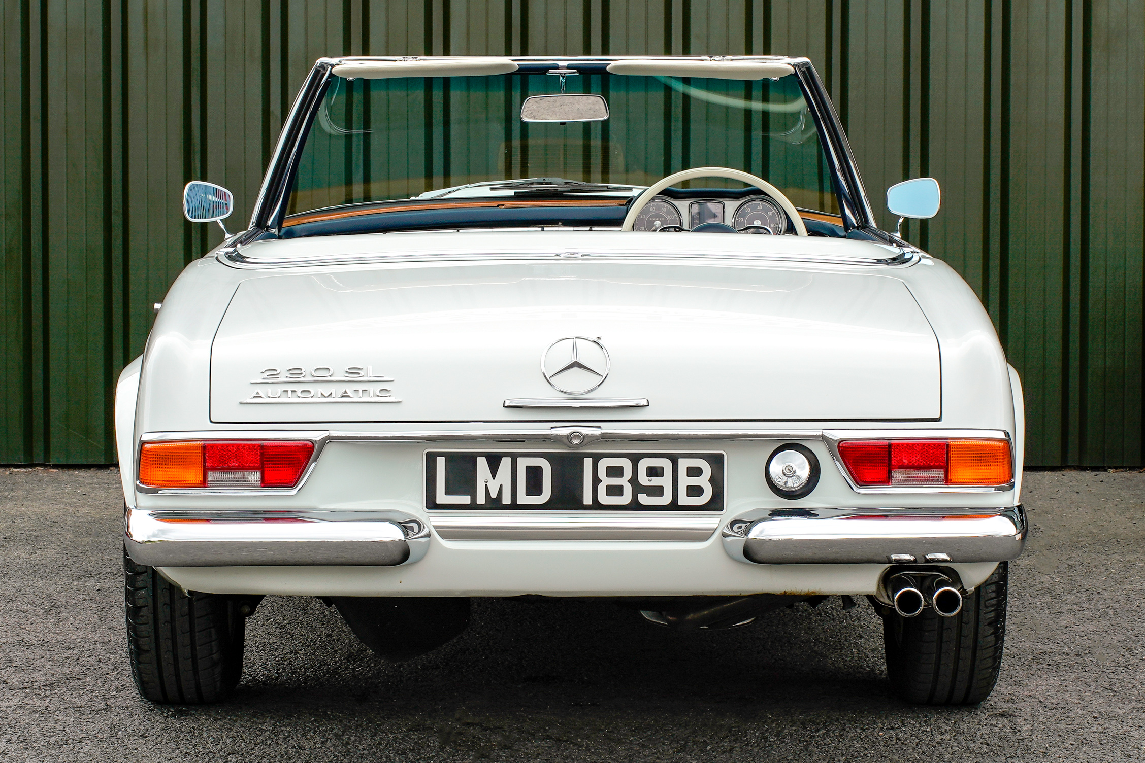 1964 Mercedes-Benz 230SL Pagoda (W113) #2141 Papyrus White with Dark ...