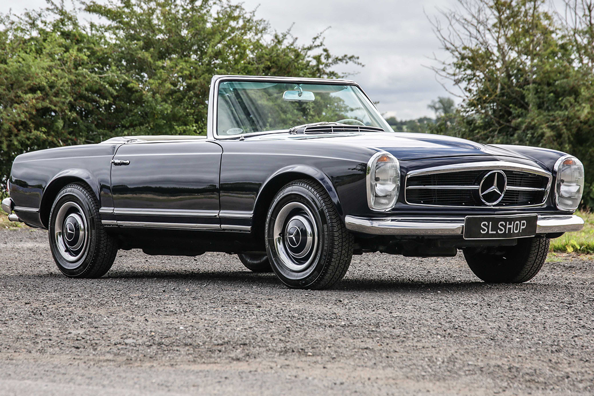 1965 Mercedes-Benz 230SL Pagoda (W113) LHD #2199 Blue with Cream ...