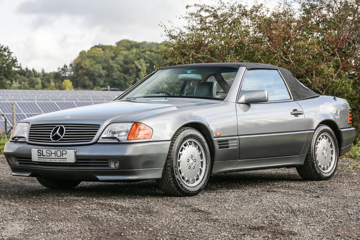 1991 Mercedes-Benz SL500 (R129) #2235 Pearl Grey Metallic with Grey ...