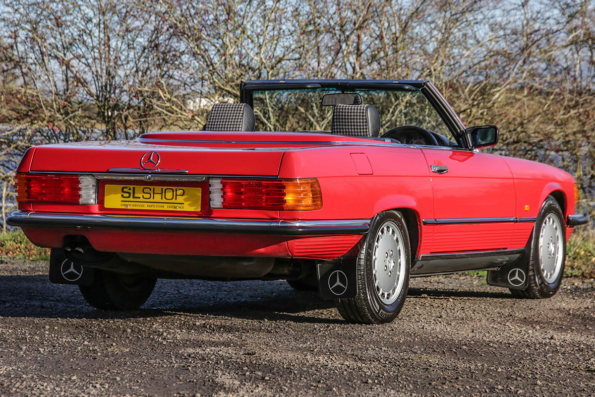 1988 Mercedes-Benz 300SL (R107) Signal Red with Black Fabric #2248 ...