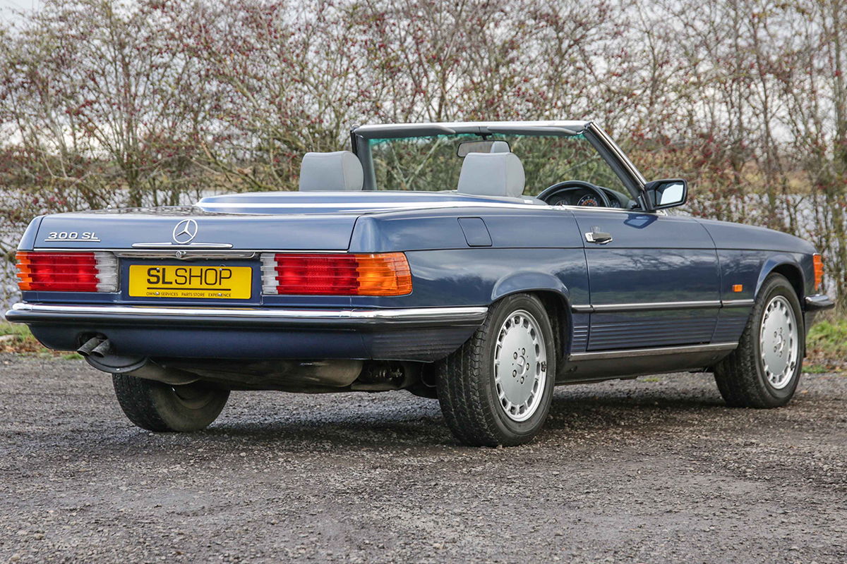 1987 Mercedes-Benz 300SL (R107) Nautical Blue with Grey Leather #2247 ...