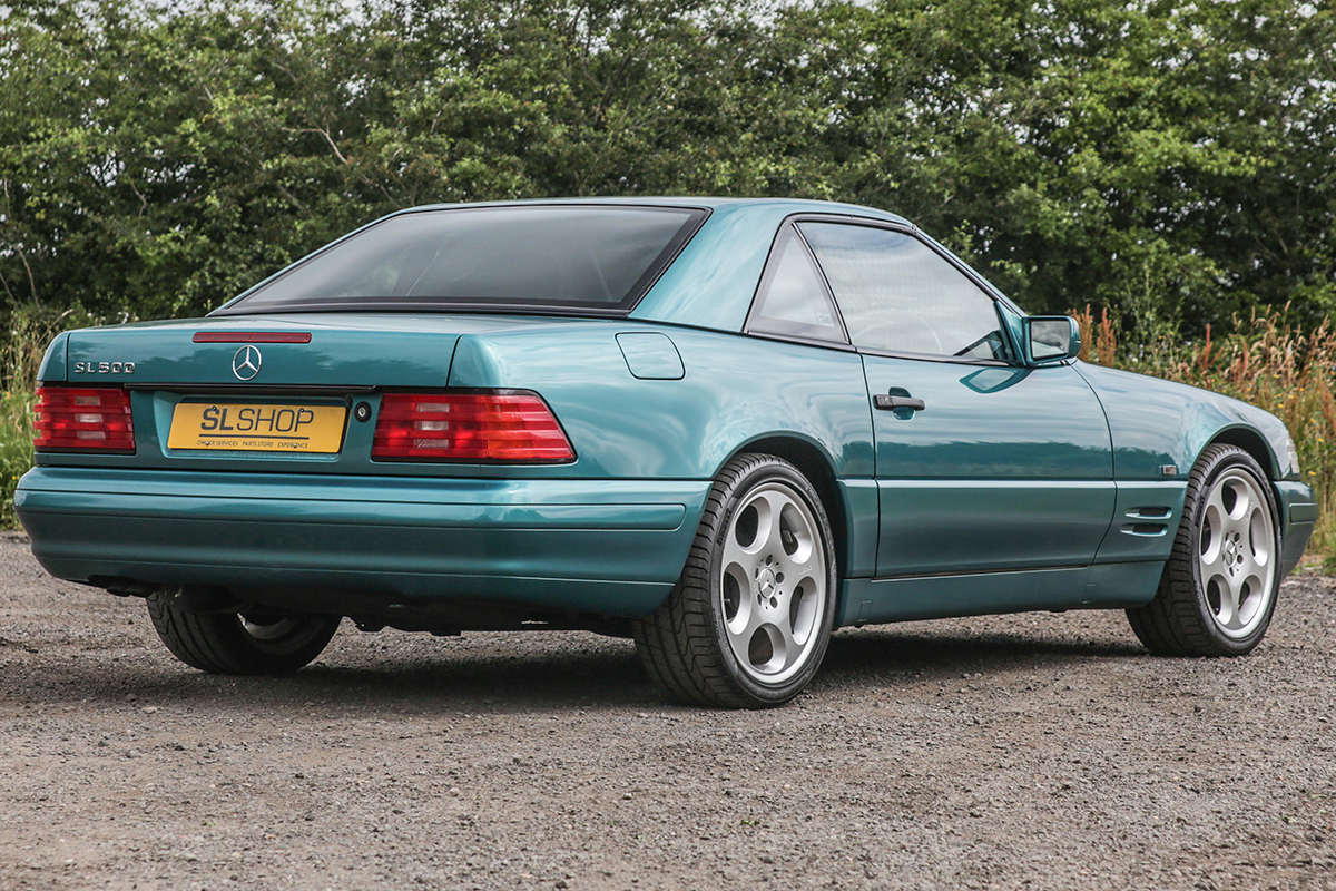 1997 Mercedes-Benz SL500 (R129) #2313 Vivianite Green with Black ...