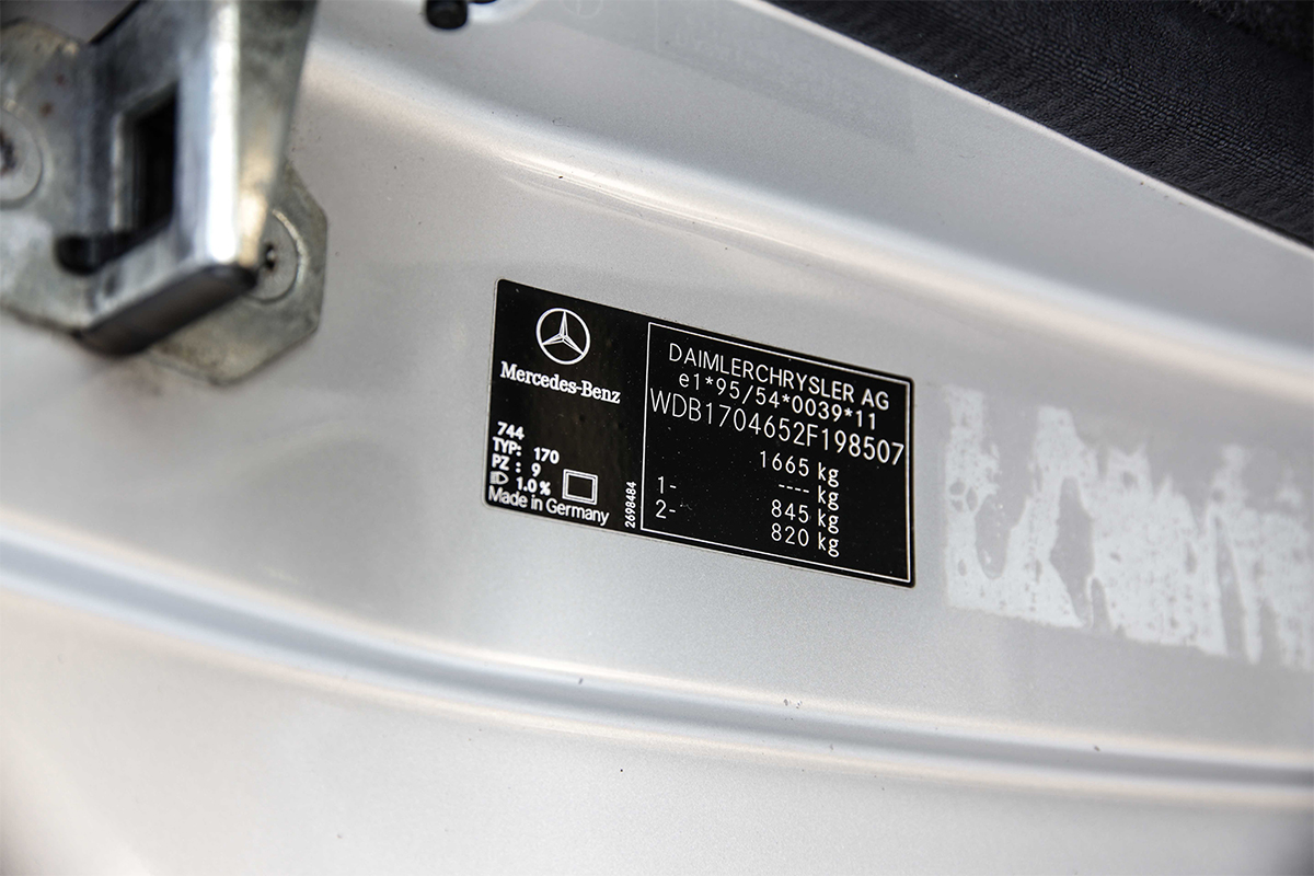 2000 Mercedes Benz SLK 320 (R170) #2201 Silver with Siam Leather *SOLD ...