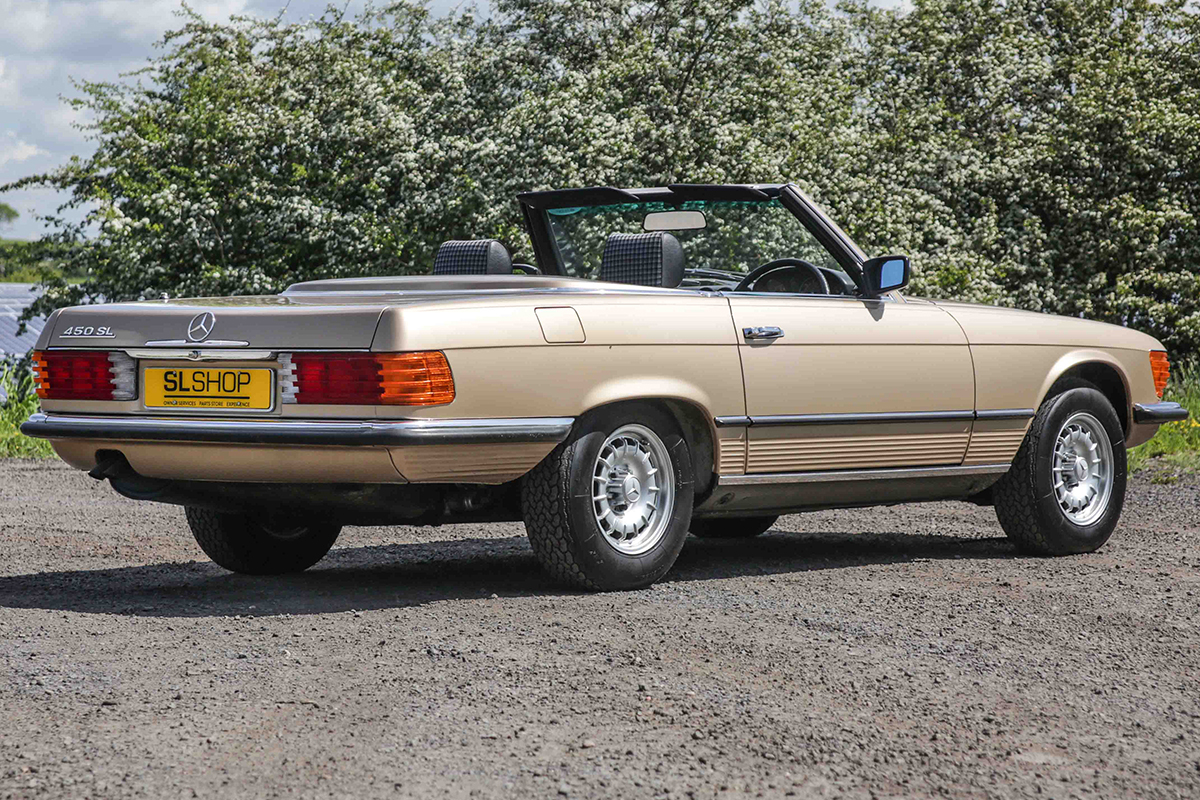 1981 Mercedes-Benz 450SL (R107) #2135 Champagne Metallic with Black ...