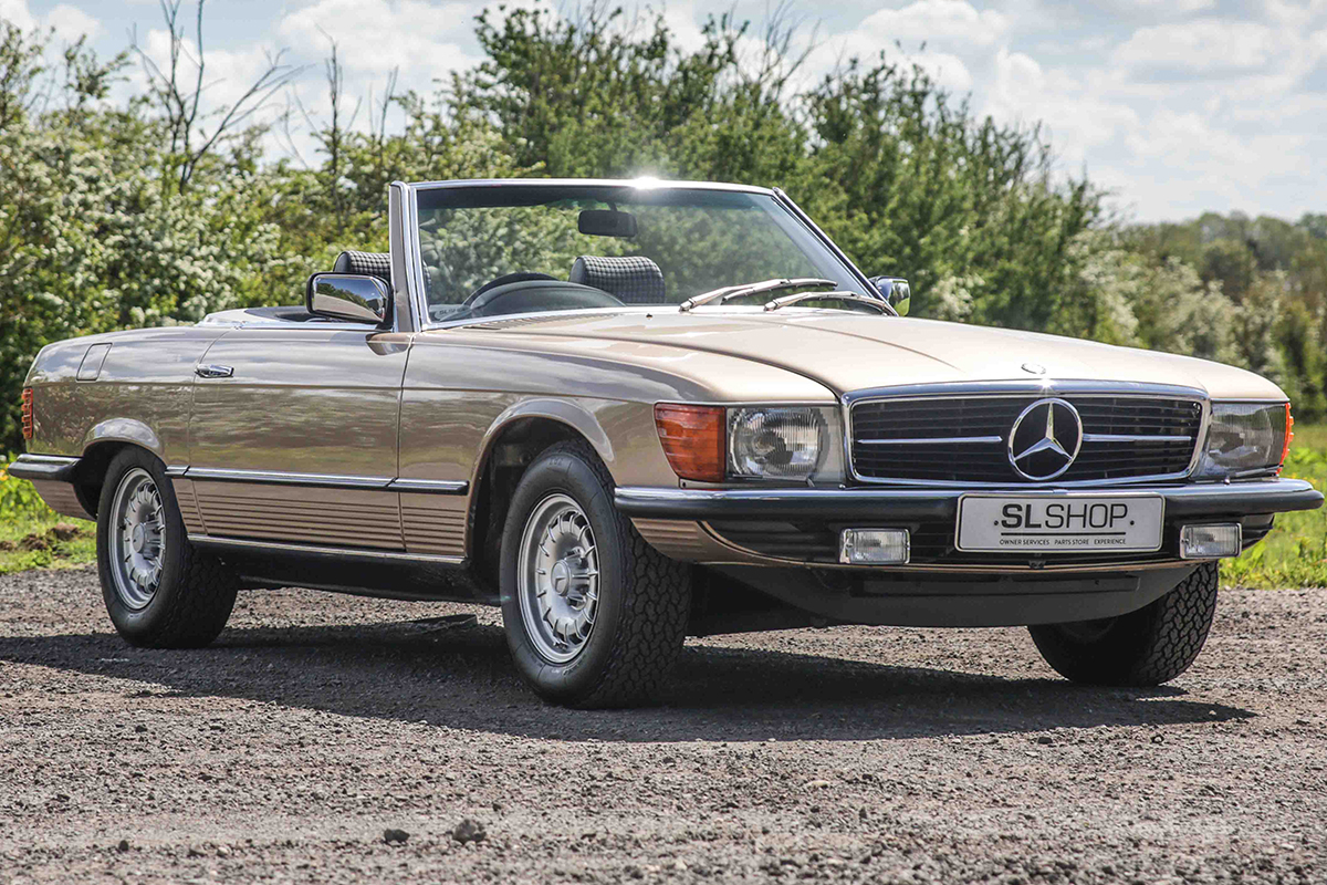 1981 Mercedes-Benz 450SL (R107) #2135 Champagne Metallic with Black ...