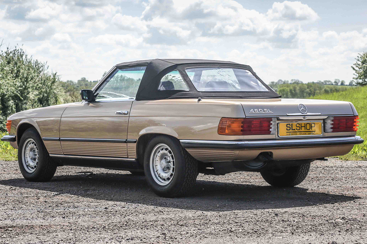 1981 Mercedes-Benz 450SL (R107) #2135 Champagne Metallic with Black ...