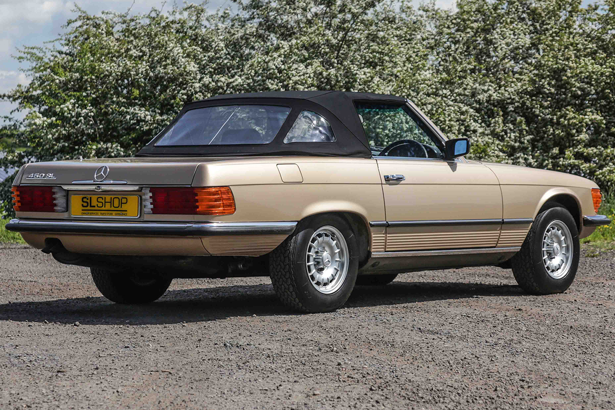 1981 Mercedes-Benz 450SL (R107) #2135 Champagne Metallic with Black ...