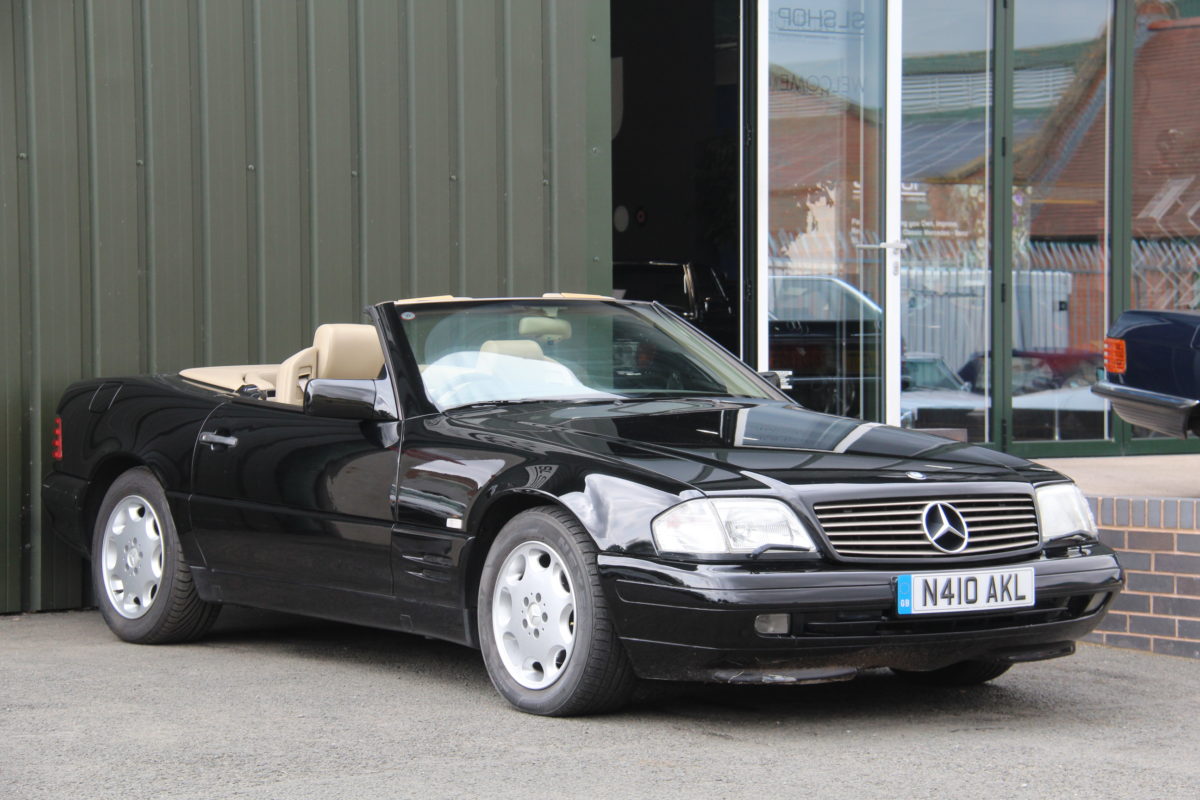 Mercedes-Benz SL320 R129 in Black with Beige Leather - The SLSHOP