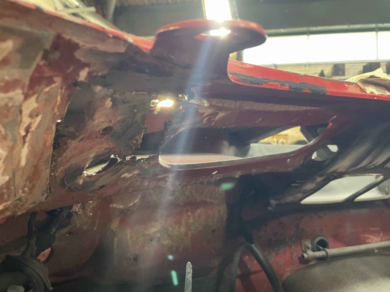Mercedes 300SL Bulkhead Restoration Project - The SLSHOP