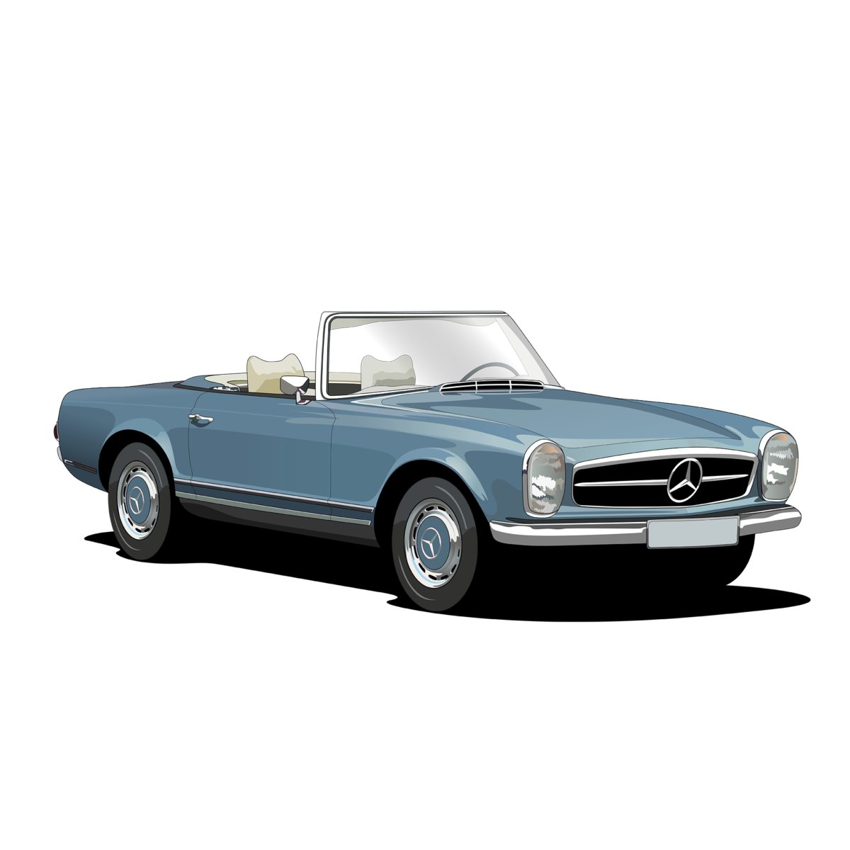 Mercedes W113 Pagoda Paint Codes