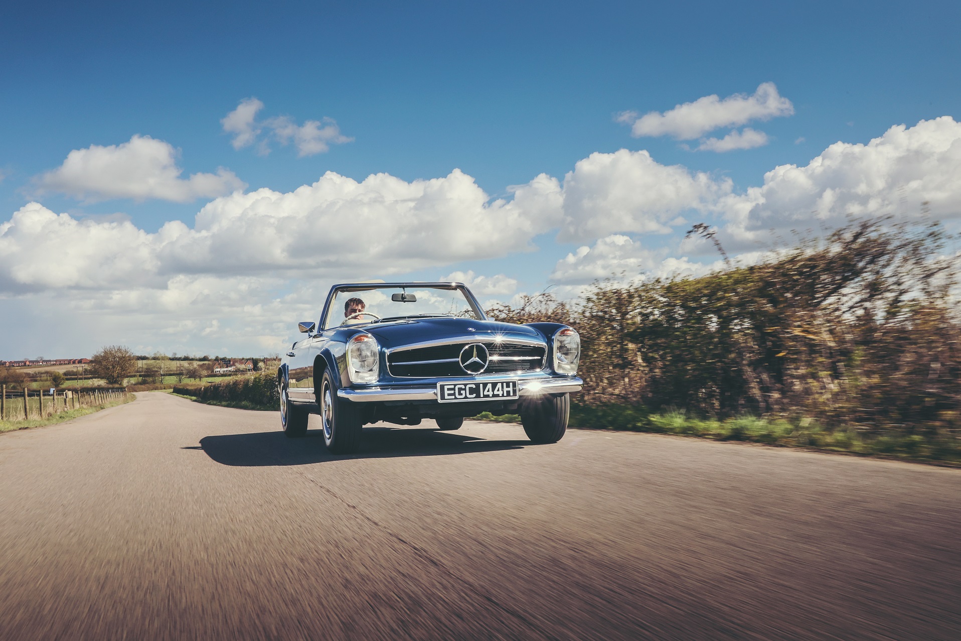 1969 Mercedes-Benz W113 280SL in Blue [387] with Parchment Leather ...