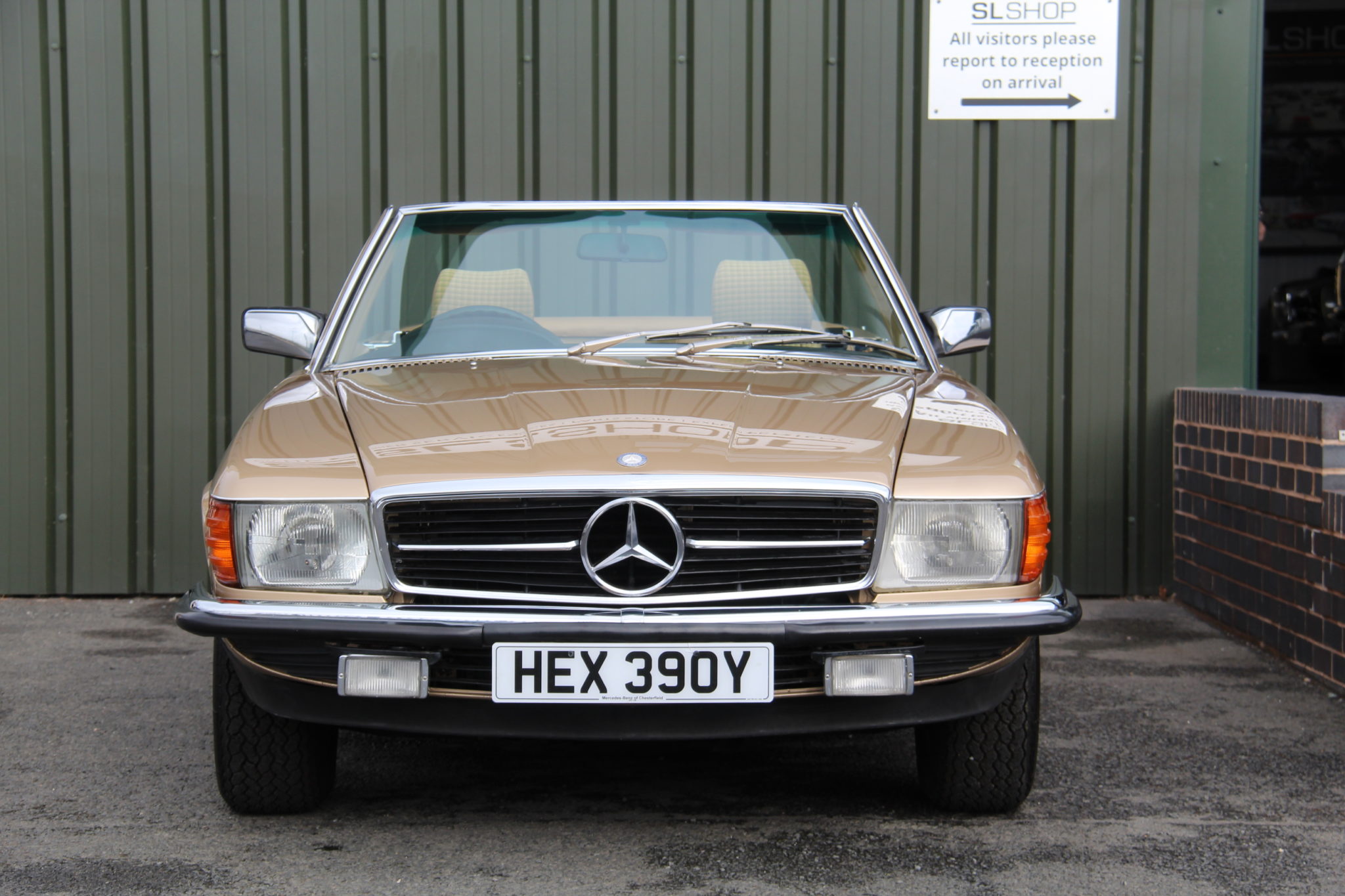 1983 Mercedes-Benz R107 280SL Champagne (473) with MB Tex Bamboo (104 ...
