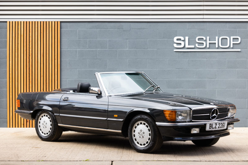 1986 Mercedes Benz R107 420SL Blue/Black (199) with Black Leather (241 ...