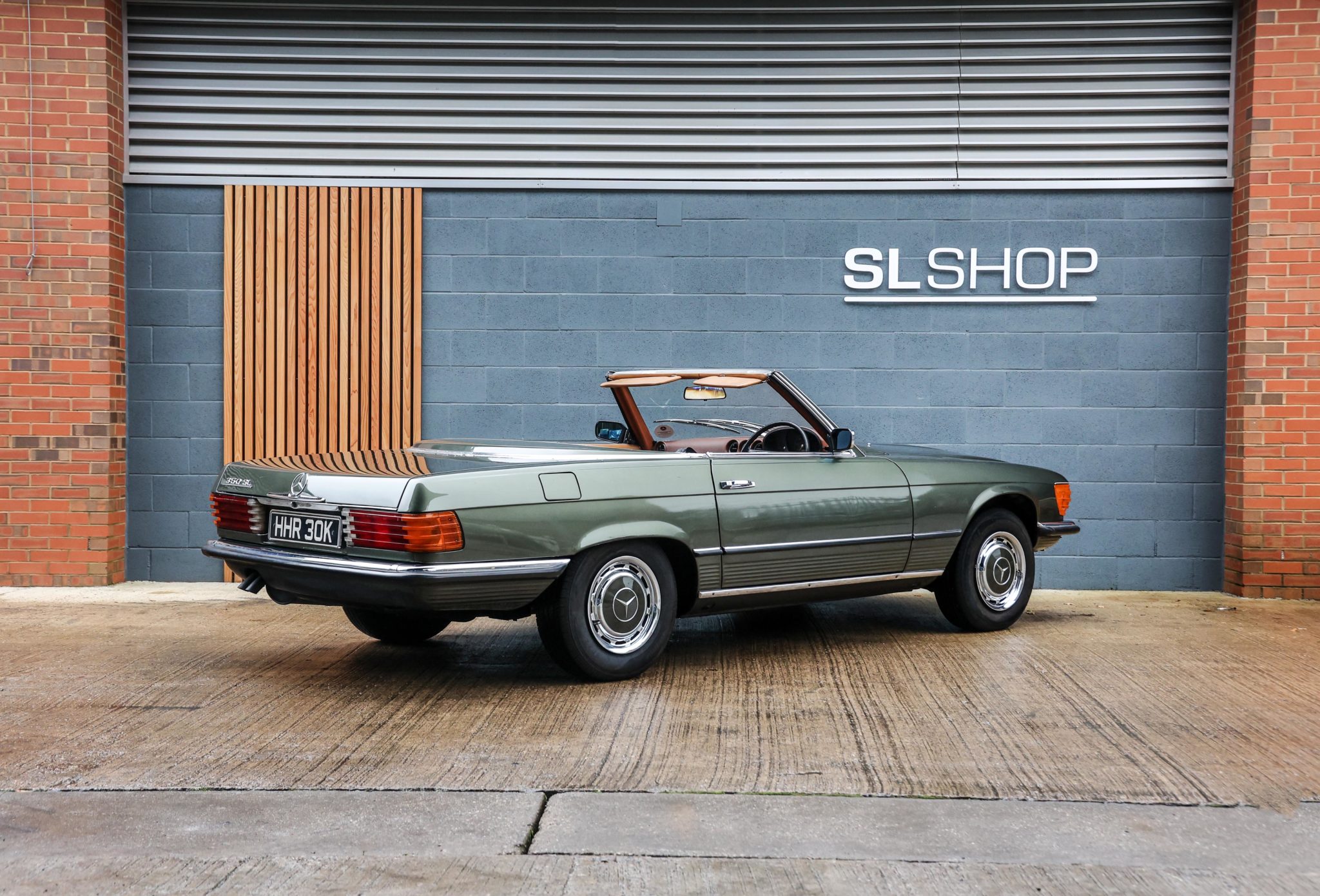 1972 Mercedes Benz (R107) 350SL British Racing Green with Brown Leather ...