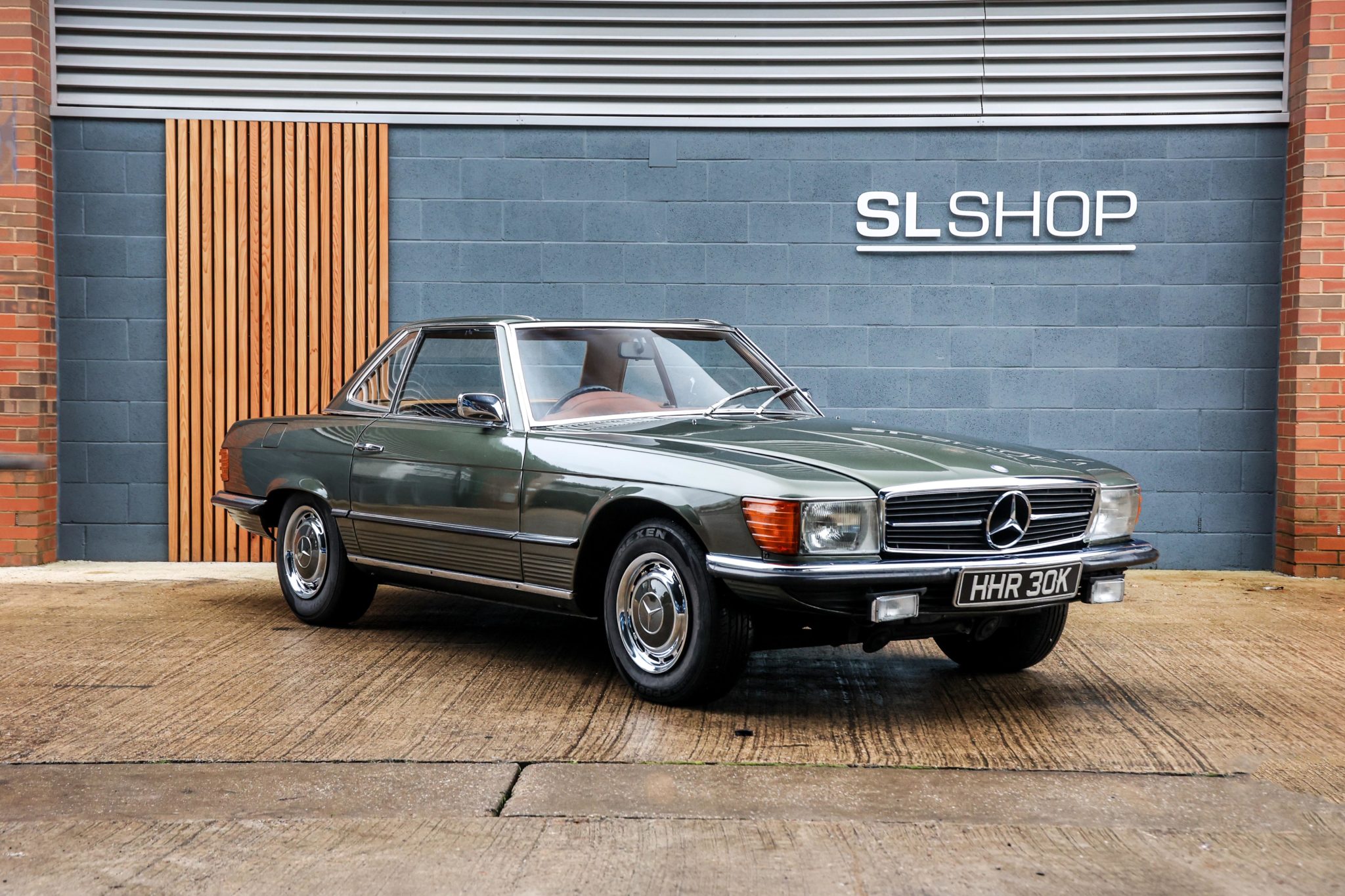 1972 Mercedes Benz (R107) 350SL British Racing Green with Brown Leather ...