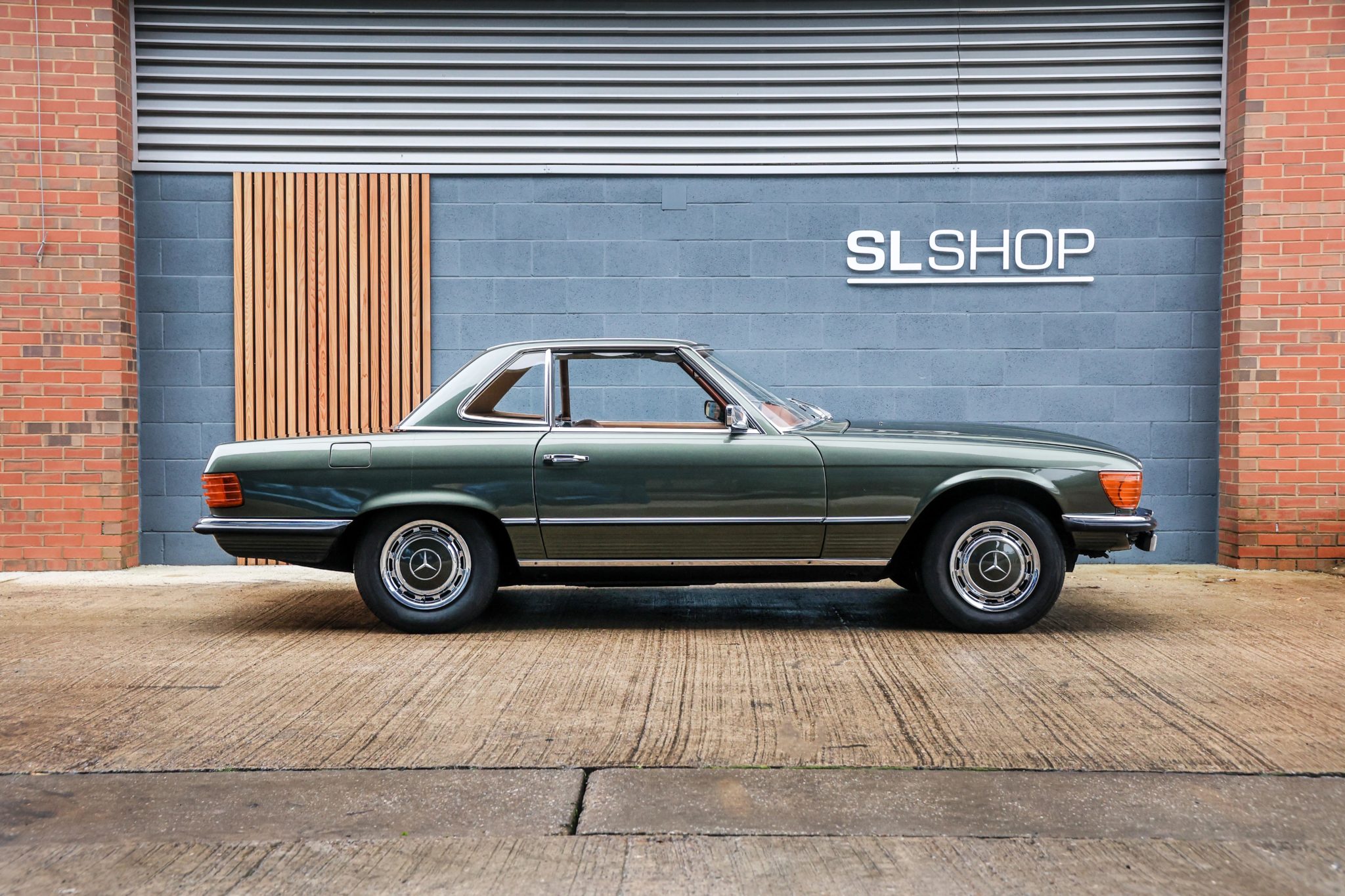 1972 Mercedes Benz (R107) 350SL British Racing Green with Brown Leather ...