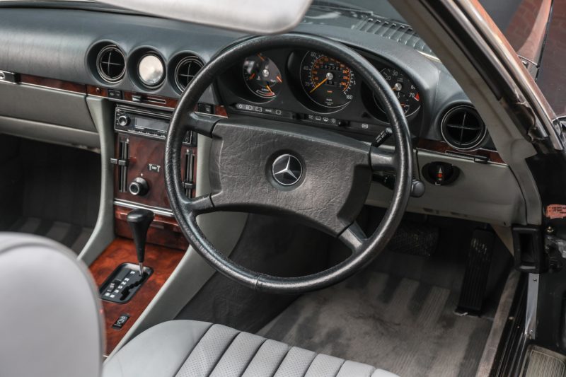 1988 Mercedes Benz 300SL Blue Black Metallic (199) with Grey Leather ...