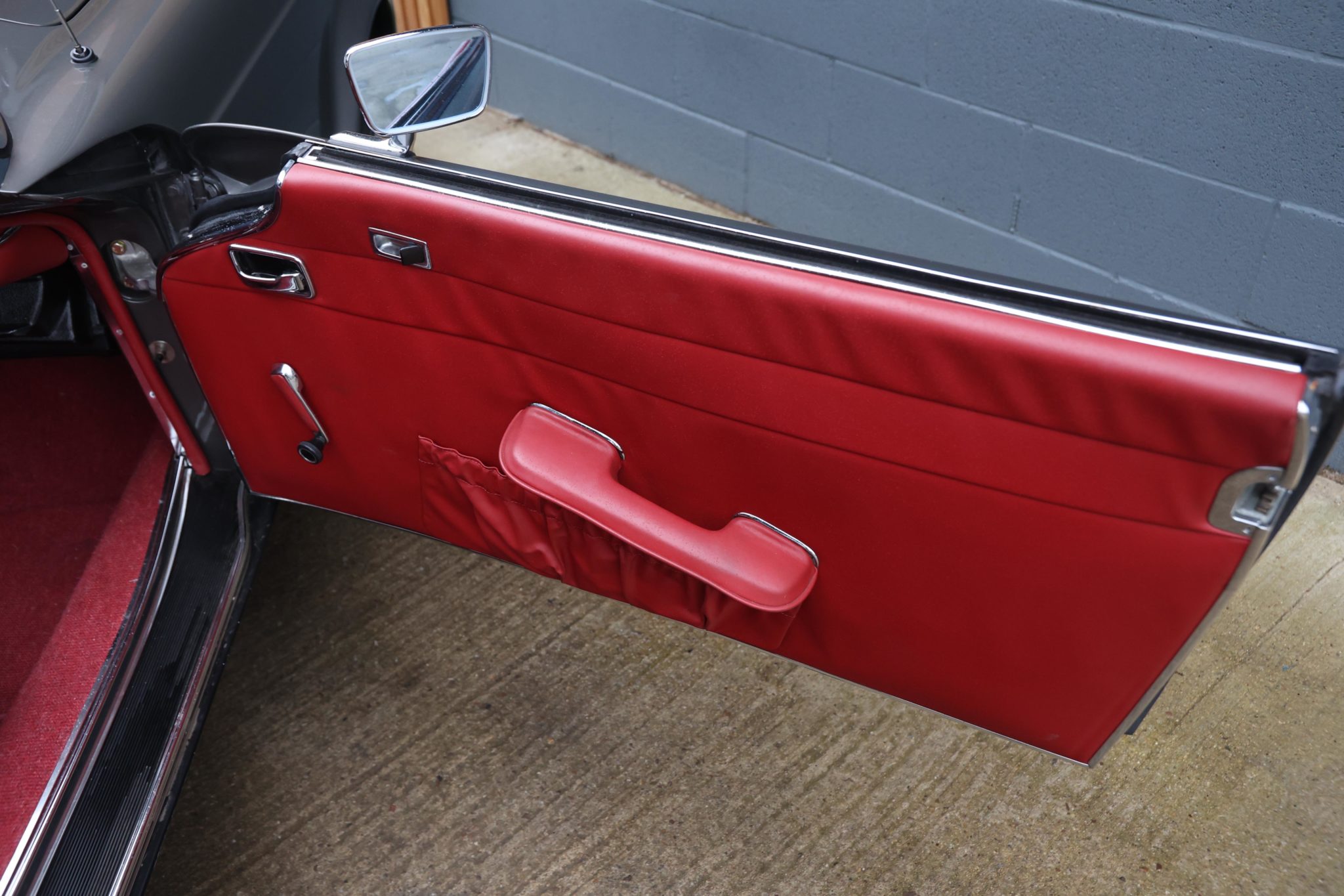 1968 Mercedes Benz W113 280SL Anthracite Grey Metallic with Red Leather ...