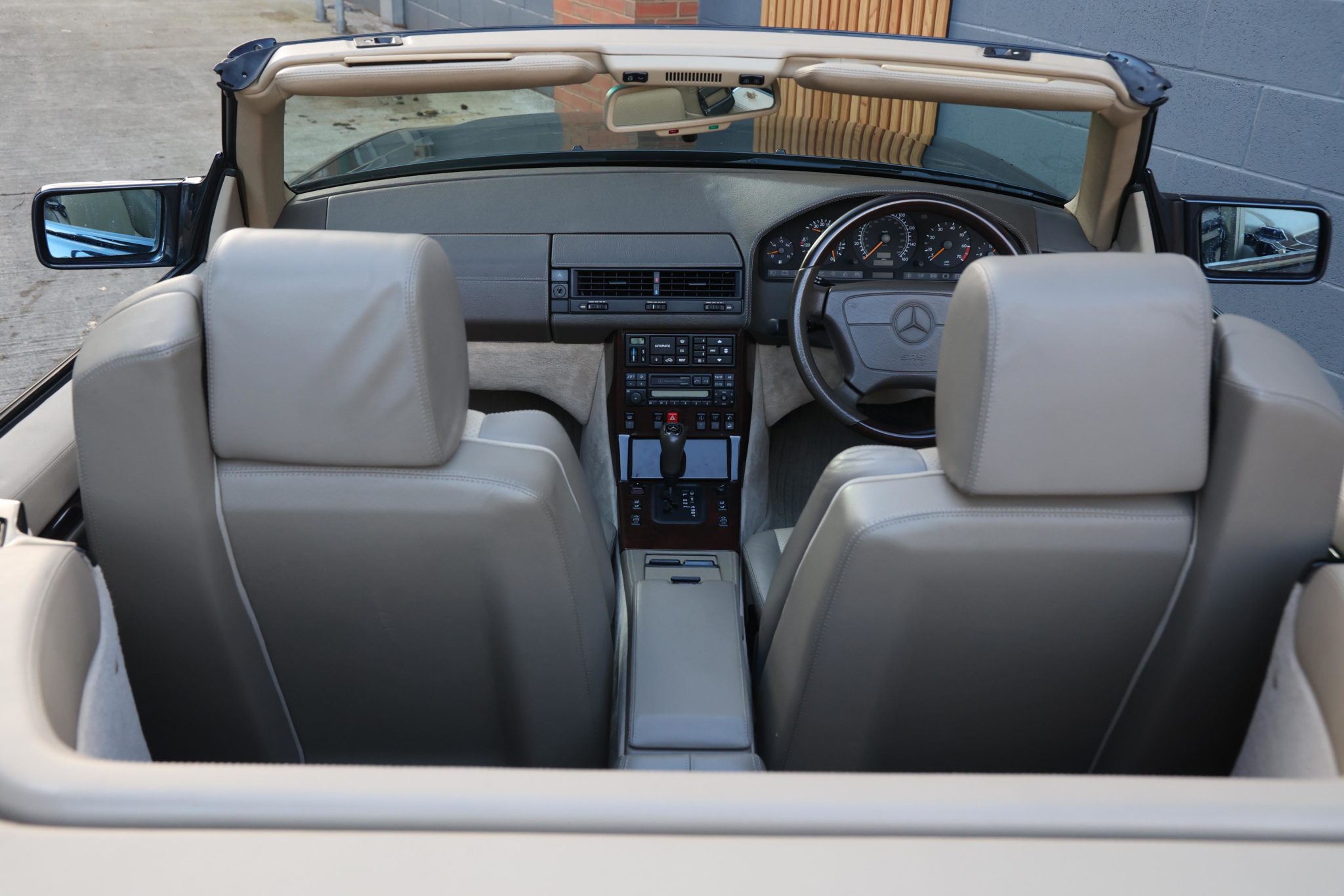 1996 Mercedes Benz R129 SL500 Green Black Metallic (189) with Mushroom ...