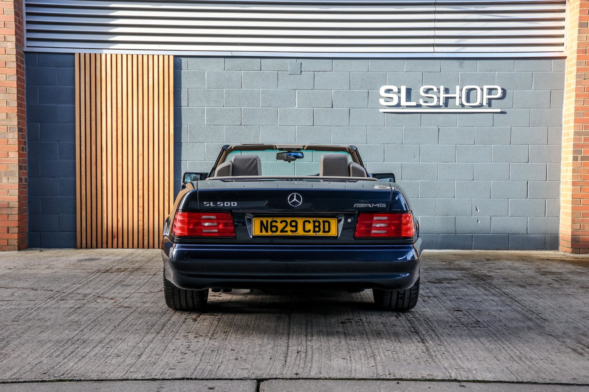 1996 Mercedes Benz R129 SL500 Green Black Metallic (189) with Mushroom ...
