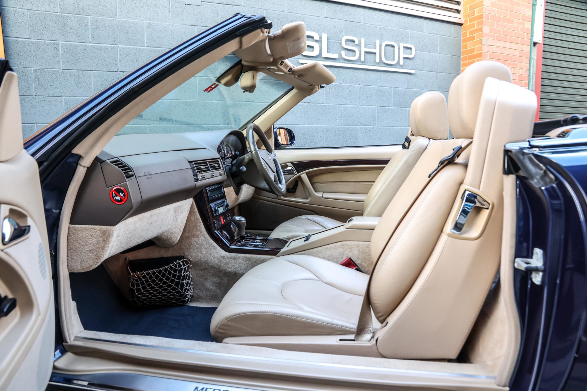 2000 Mercedes Benz SL320 (R129) Azurite Blue Metallic (366) with ...