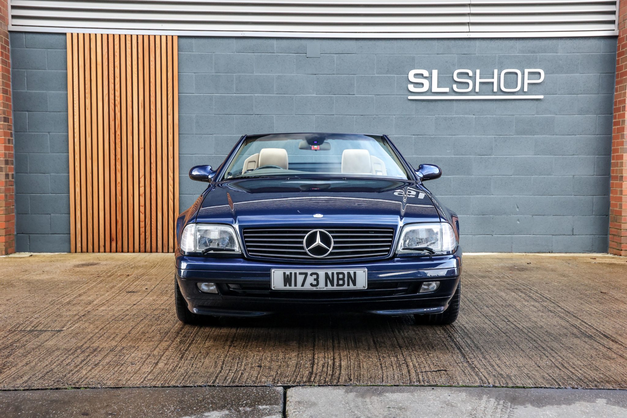 2000 Mercedes Benz SL320 (R129) Azurite Blue Metallic (366) with ...