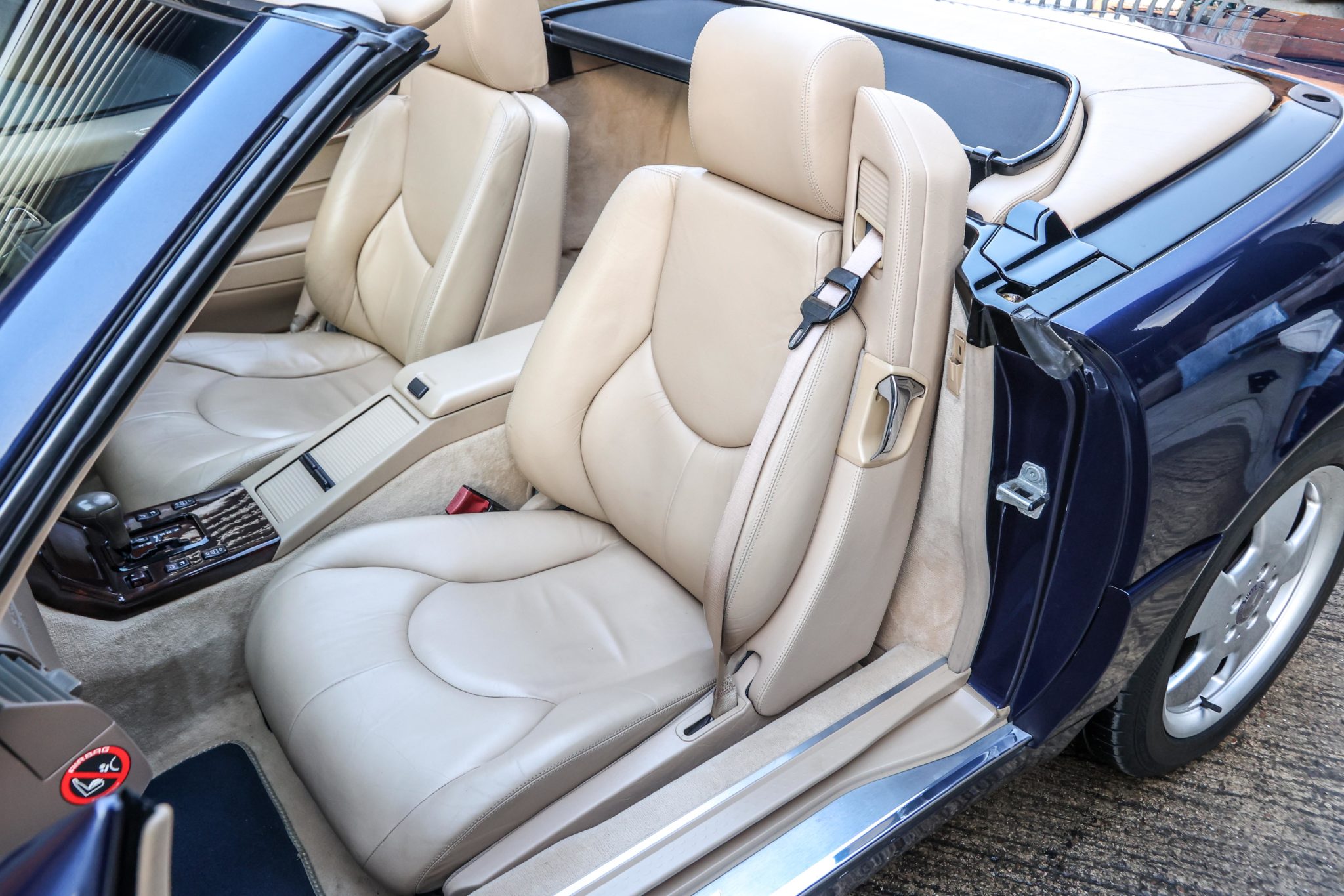 2000 Mercedes Benz SL320 (R129) Azurite Blue Metallic (366) with ...
