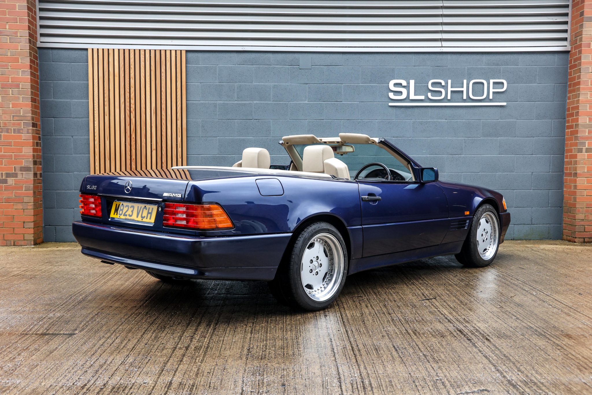1995 Mercedes Benz R129 SL60 AMG Azurite Blue (366) with Mushroom ...