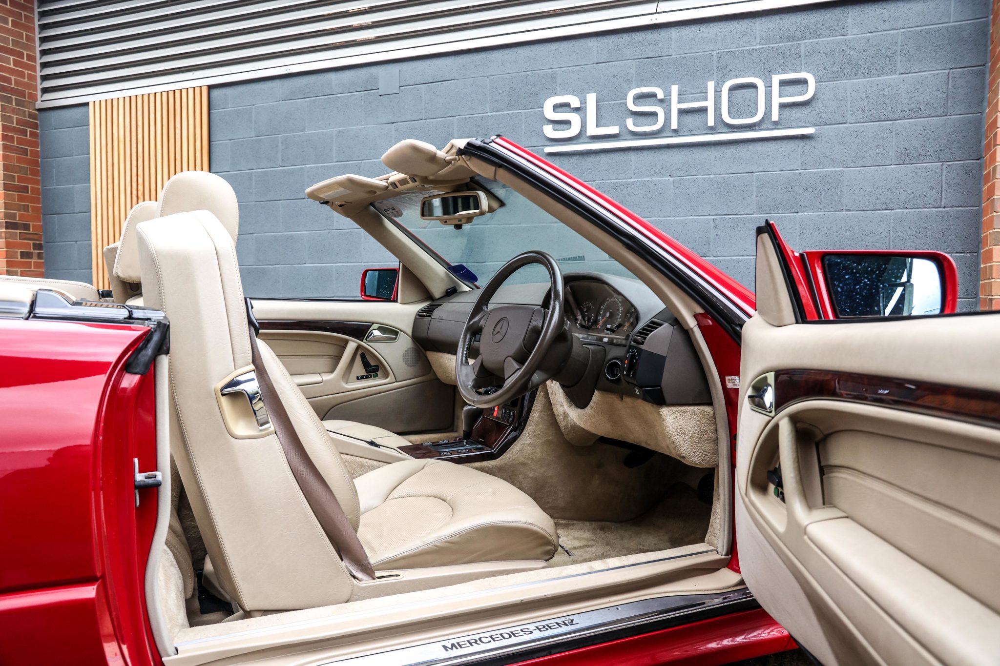1997 Mercedes Benz R129 SL60 AMG Imperial Red (582) with Mushroom ...