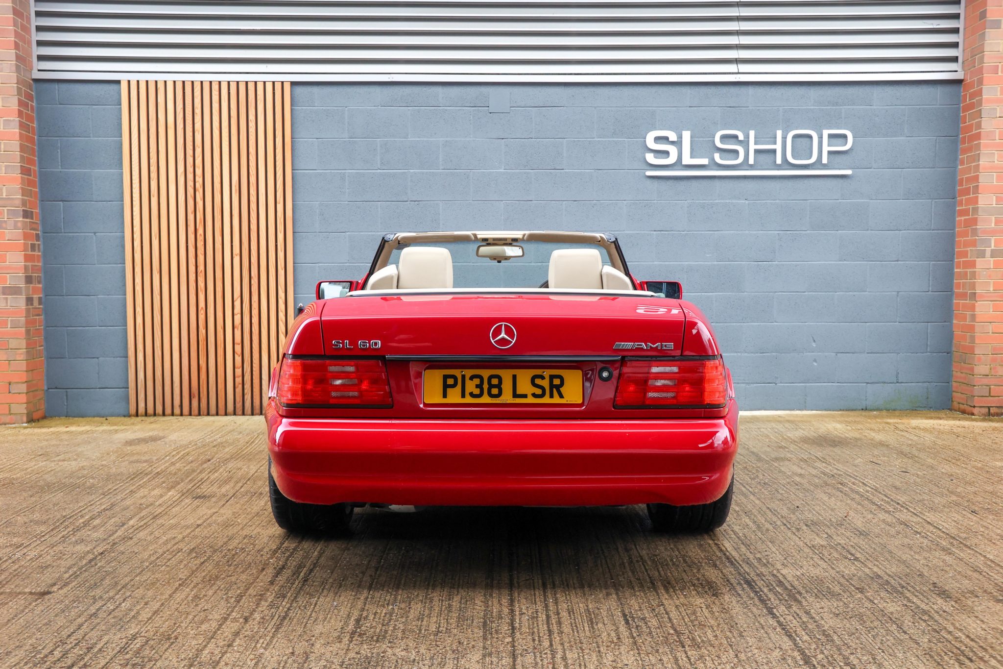 1997 Mercedes Benz R129 SL60 AMG Imperial Red (582) with Mushroom ...