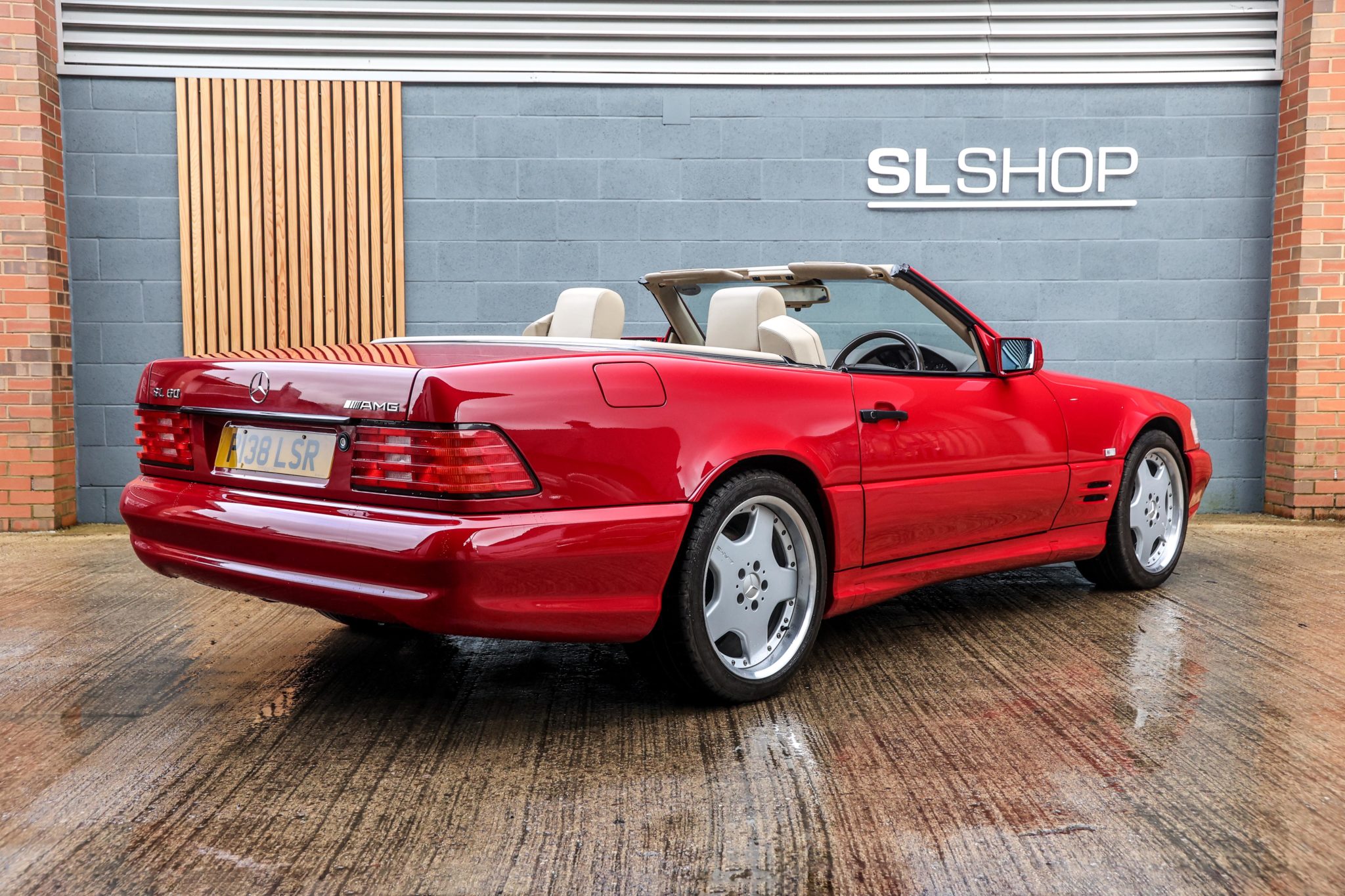 1997 Mercedes Benz R129 SL60 AMG Imperial Red (582) with Mushroom ...