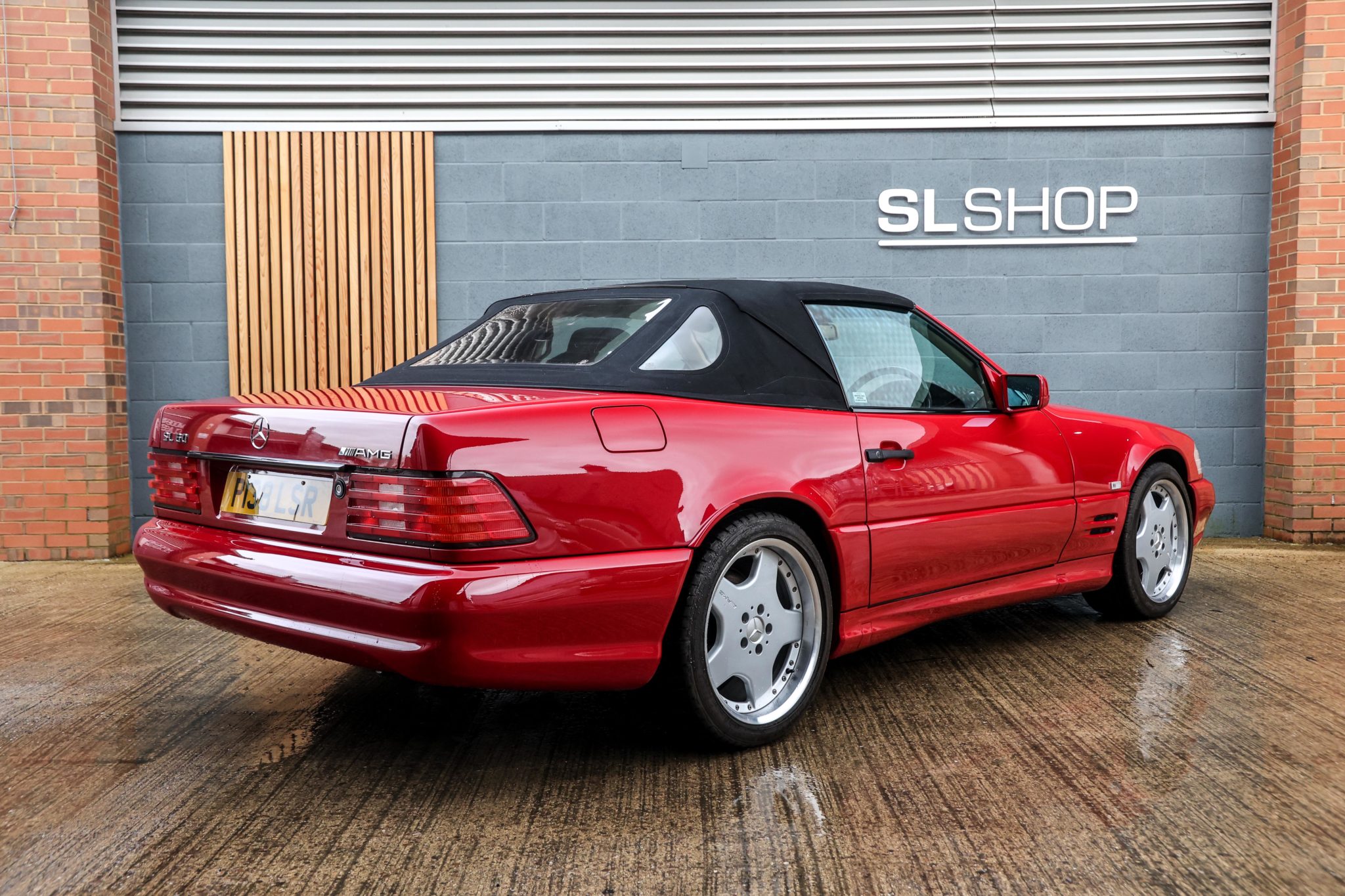 1997 Mercedes Benz R129 SL60 AMG Imperial Red (582) with Mushroom ...