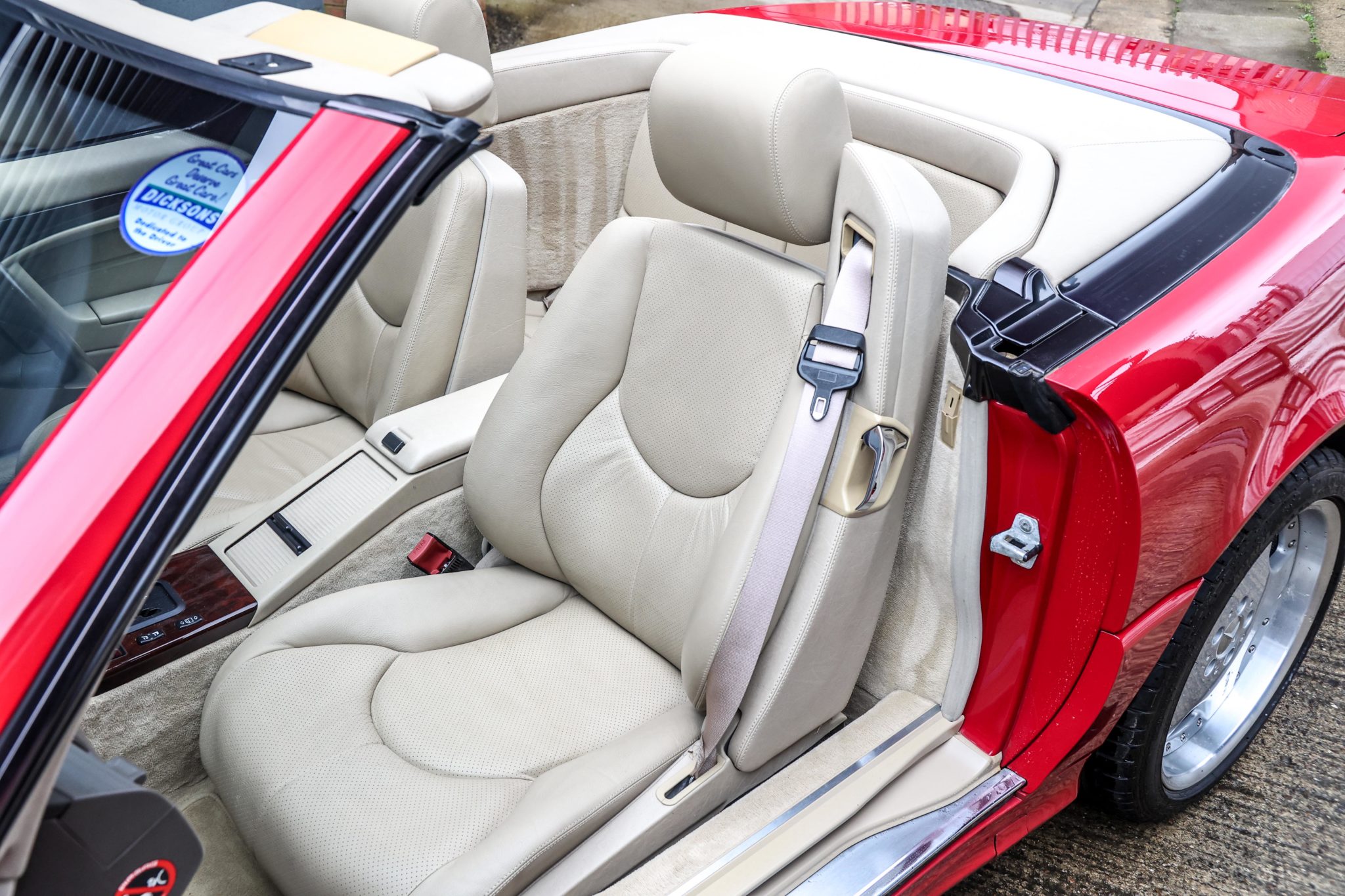 1997 Mercedes Benz R129 SL60 AMG Imperial Red (582) with Mushroom ...