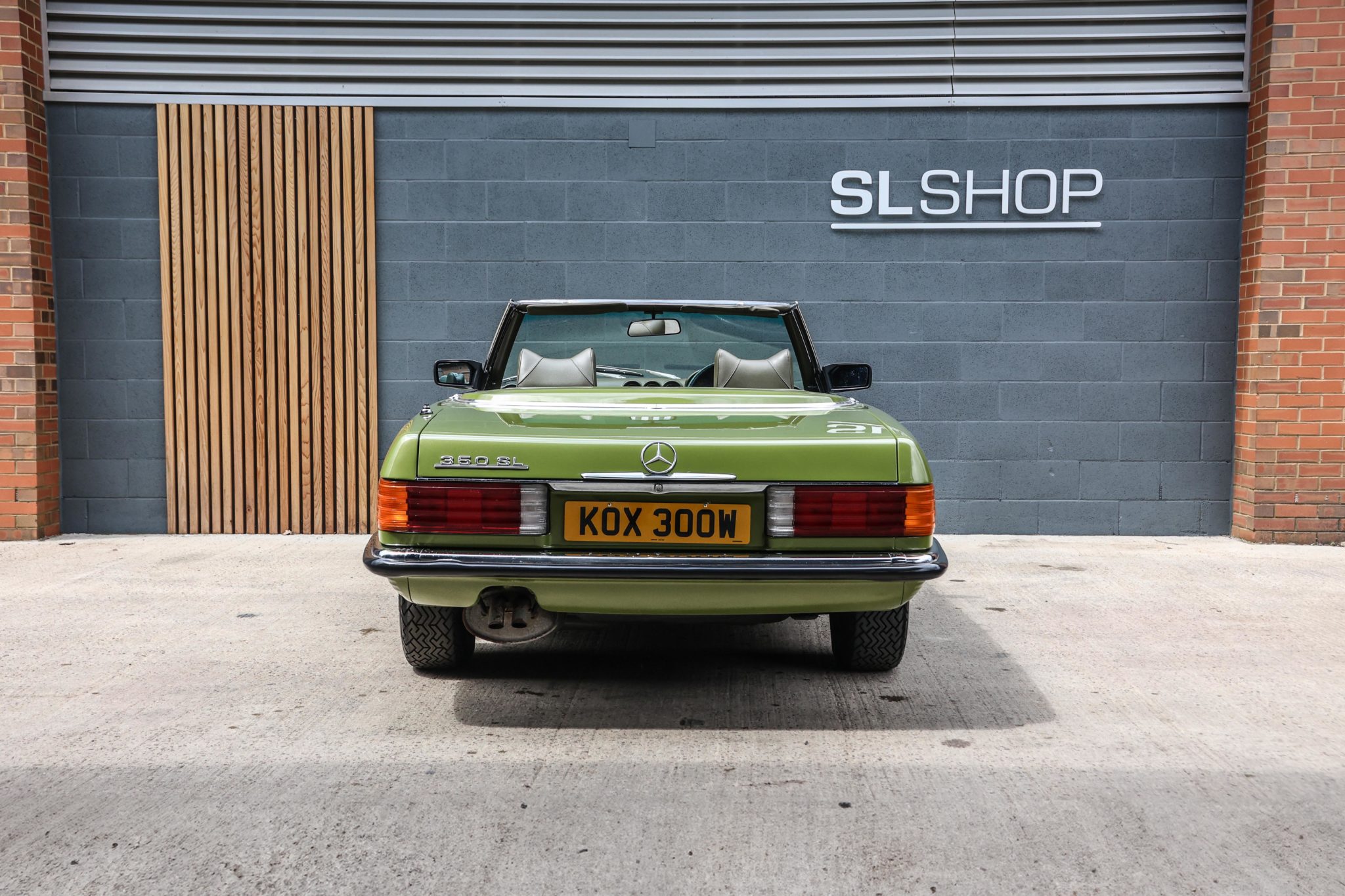 1980 Mercedes Benz R107 350SL Citrus Green (874) with Moss Green ...