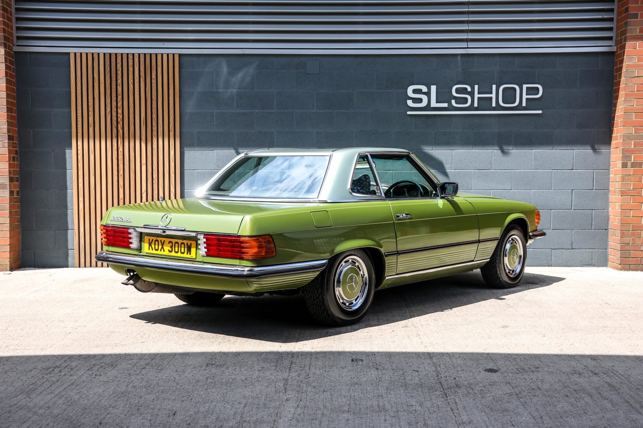1980 Mercedes Benz R107 350SL Citrus Green (874) with Moss Green ...