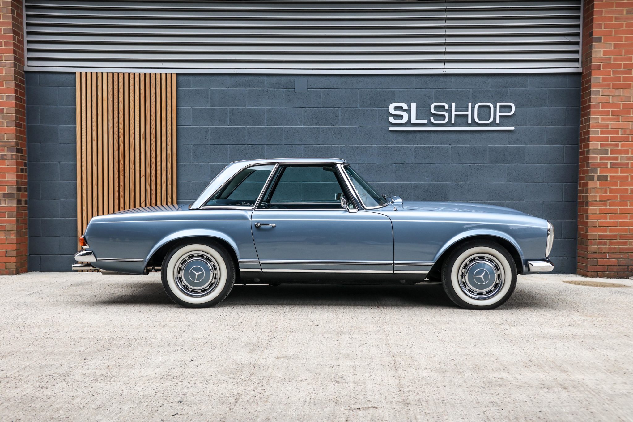 1970 Mercedes Benz W113 280SL Gray Blue (906) with Blue MB Tex (135 ...