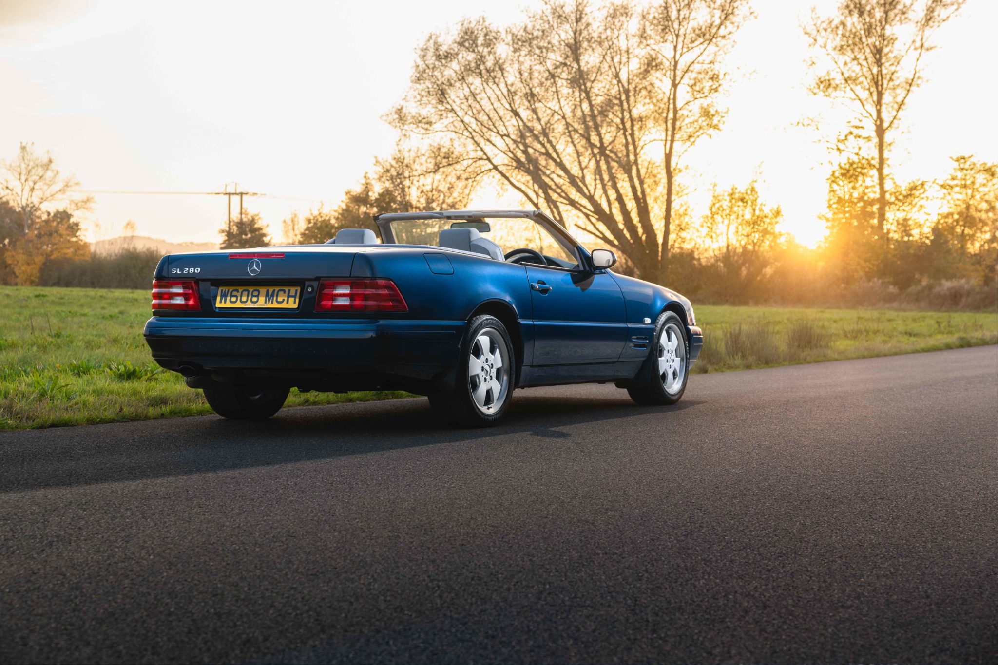 2000 Mercedes Benz R129 SL280 Automatic Azurite Blue (366) with Grey ...
