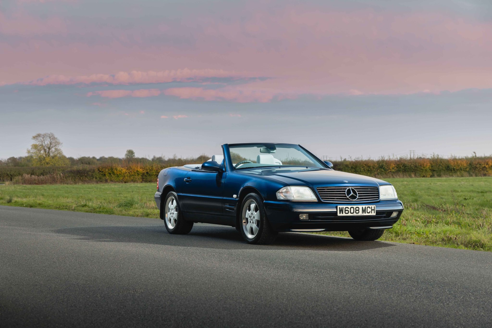 2000 Mercedes Benz R129 SL280 Automatic Azurite Blue (366) with Grey ...