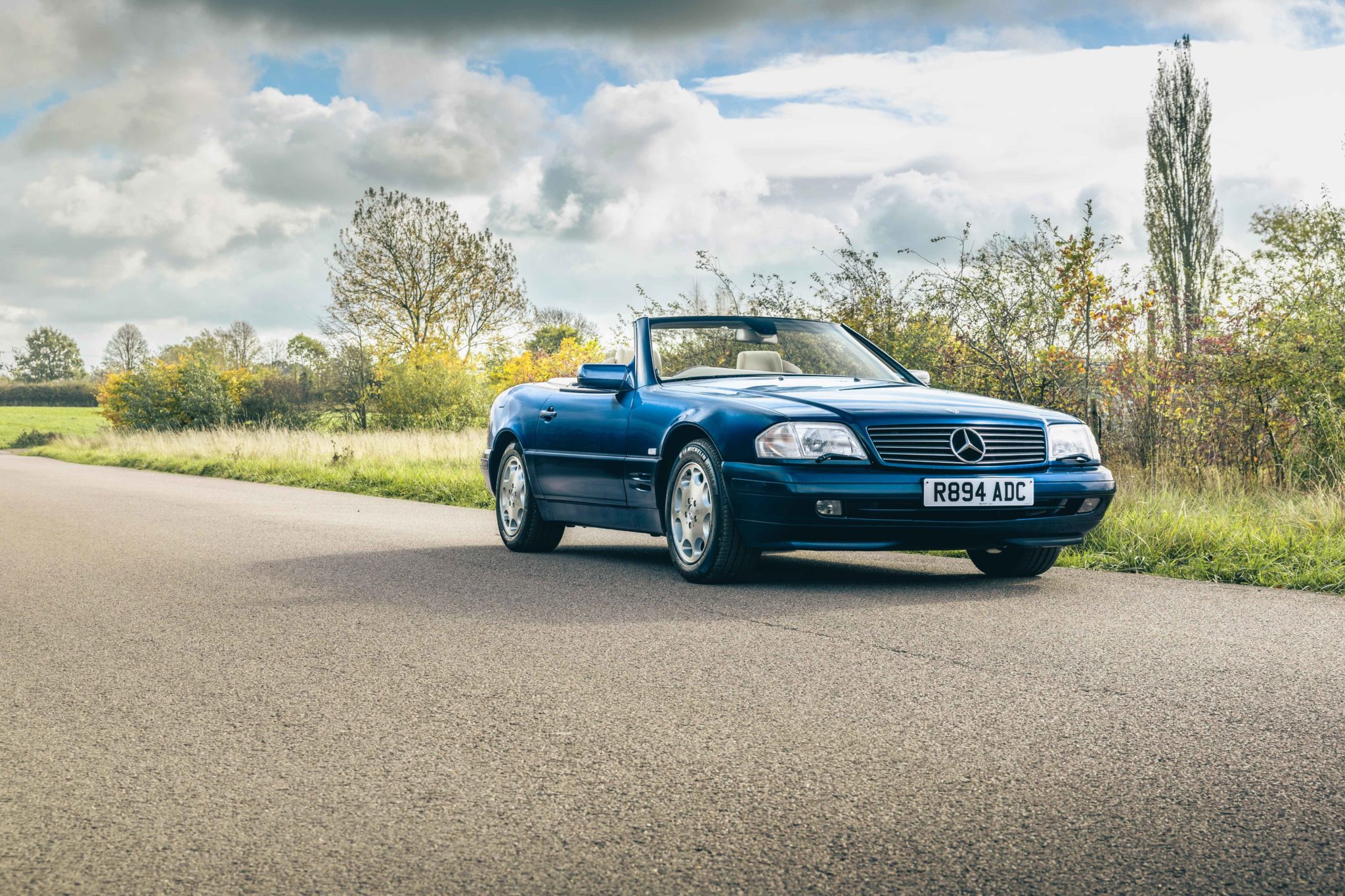 1998 Mercedes Benz R129 SL500 Automatic Azurite Blue (366) with ...