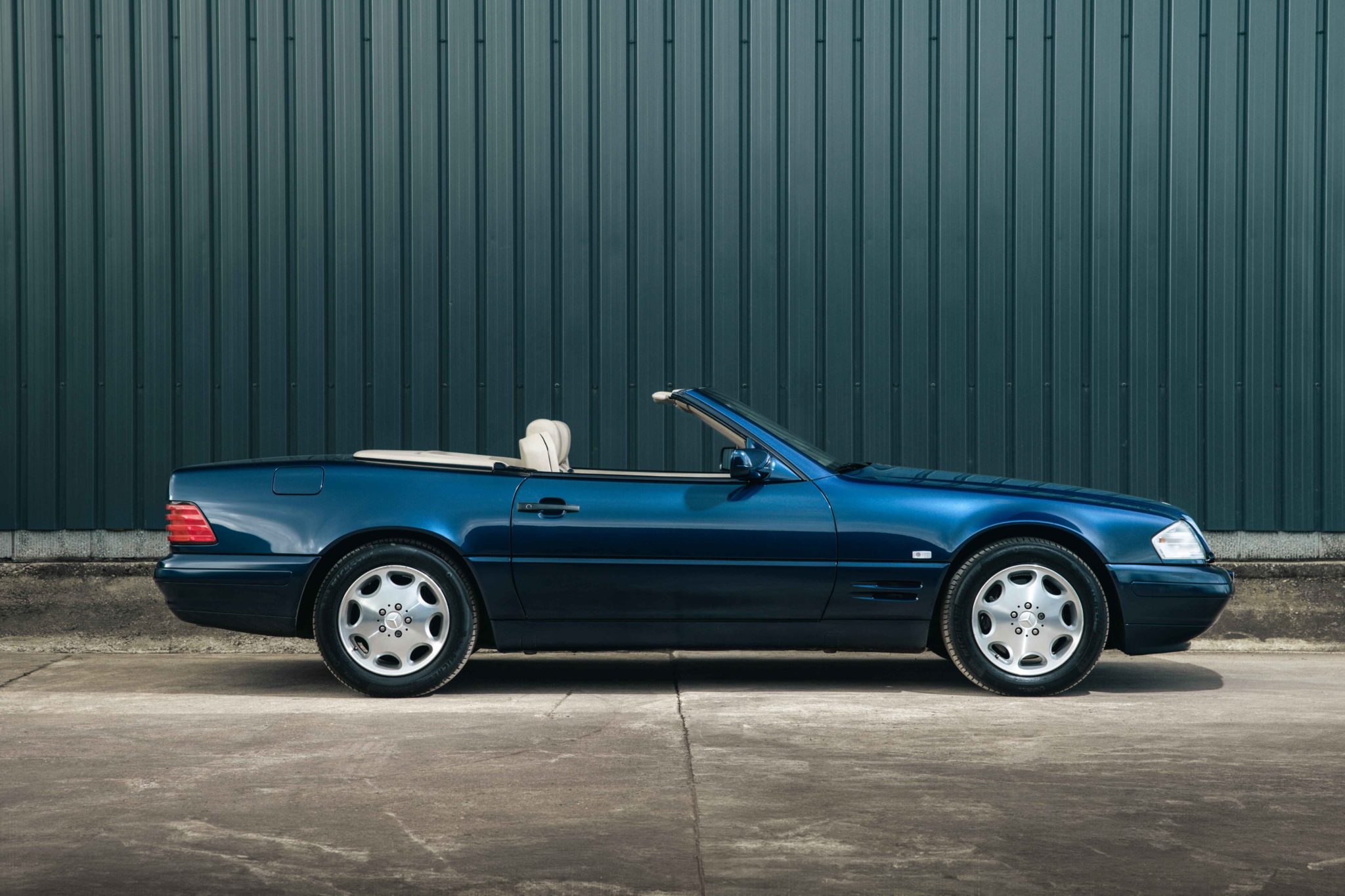 1998 Mercedes Benz R129 SL500 Automatic Azurite Blue (366) with ...
