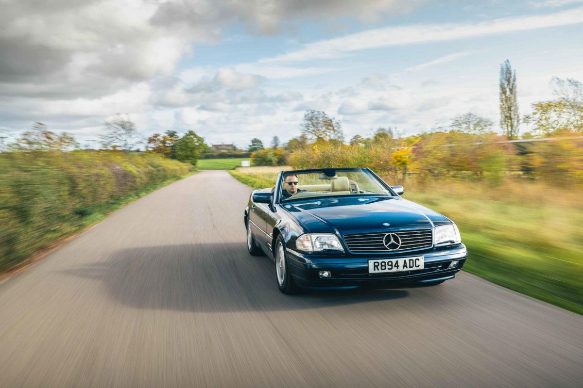 1998 Mercedes Benz R129 SL500 Automatic Azurite Blue (366) with ...