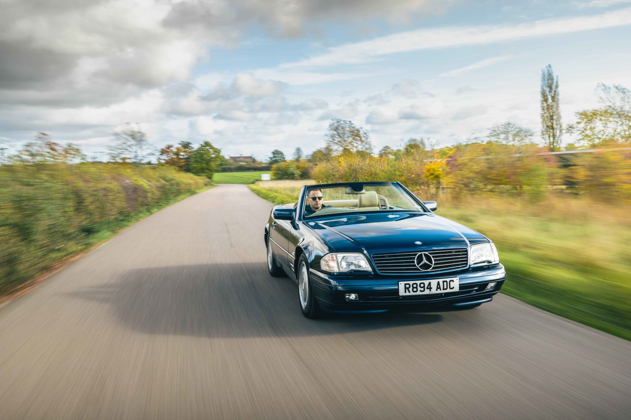 1998 Mercedes Benz R129 SL500 Automatic Azurite Blue (366) with ...