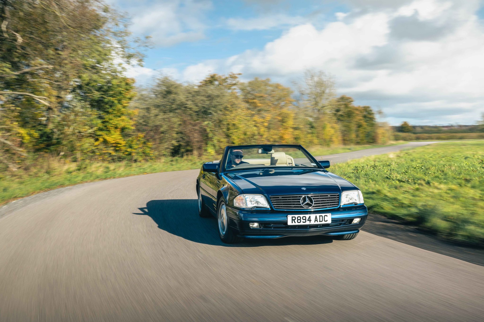 1998 Mercedes Benz R129 SL500 Automatic Azurite Blue (366) with ...