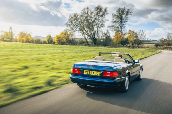 1998 Mercedes Benz R129 SL500 Automatic Azurite Blue (366) with ...
