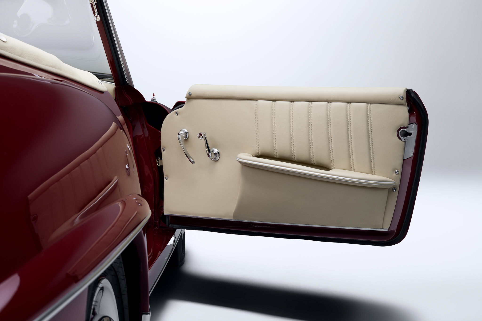 1955 Mercedes Benz W121 190SL Red (576) with Parchment (8014) 492XUC ...