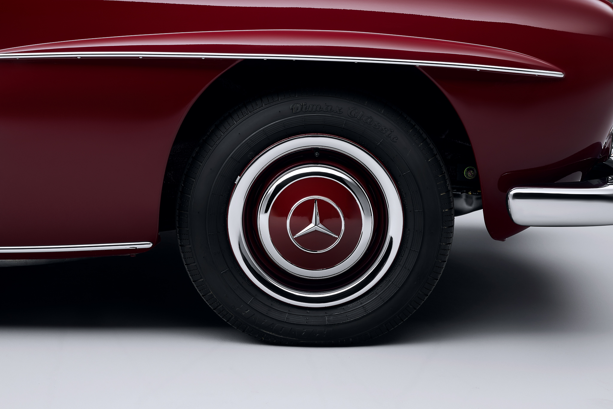 1955 Mercedes Benz W121 190SL Red (576) with Parchment (8014) 492XUC ...