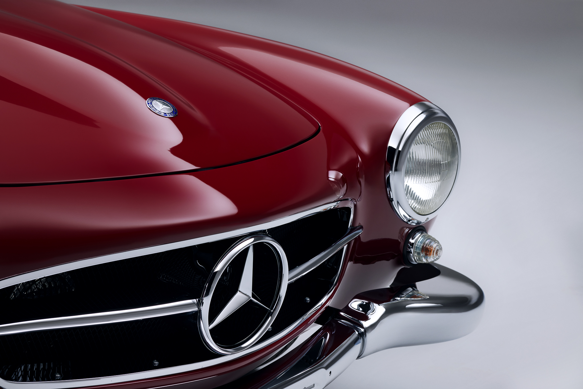 1955 Mercedes Benz W121 190SL Red (576) with Parchment (8014) 492XUC ...