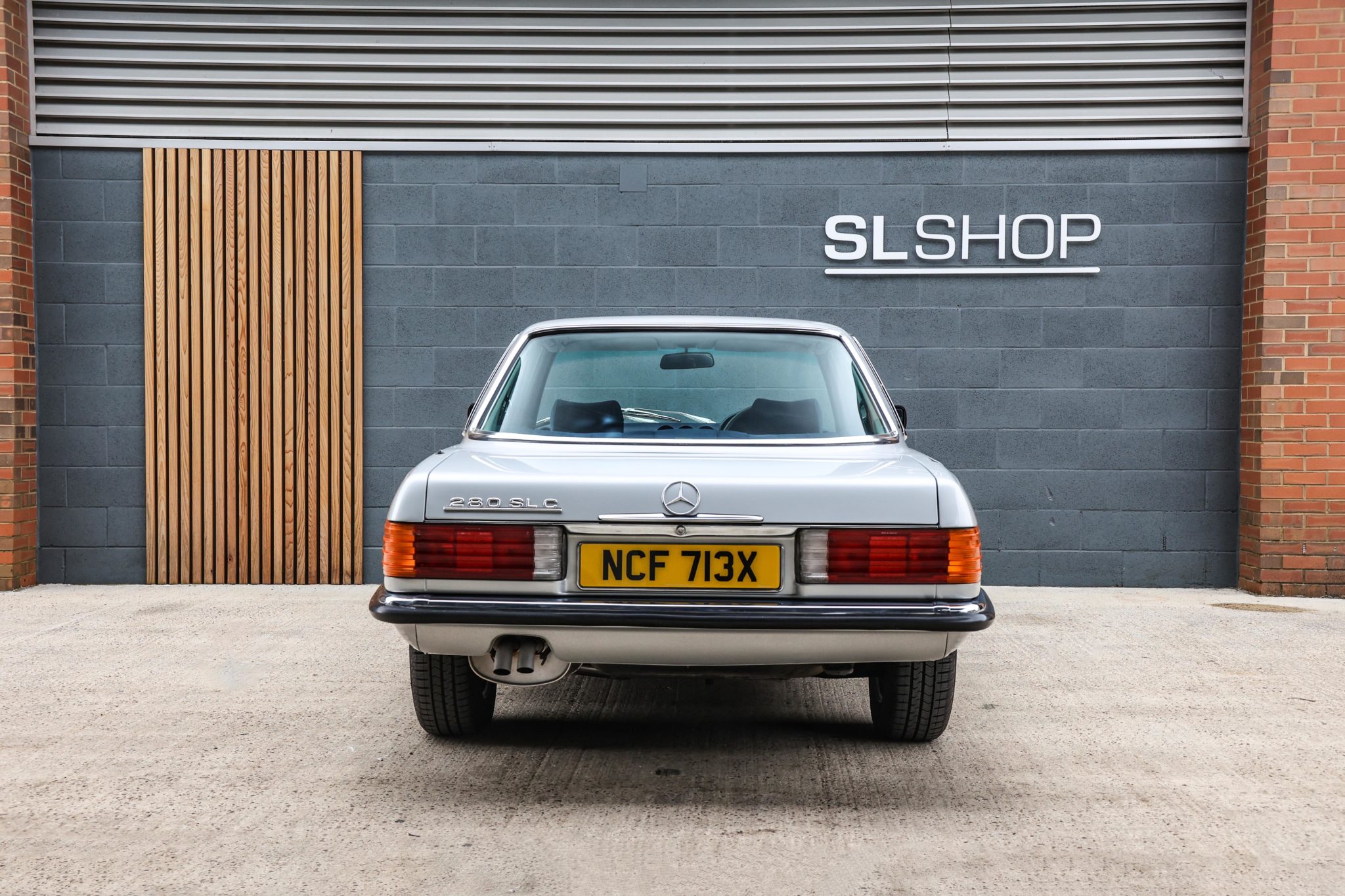 1981 Mercedes Benz C107 280SLC Astral Silver (735) with Blue Velour ...