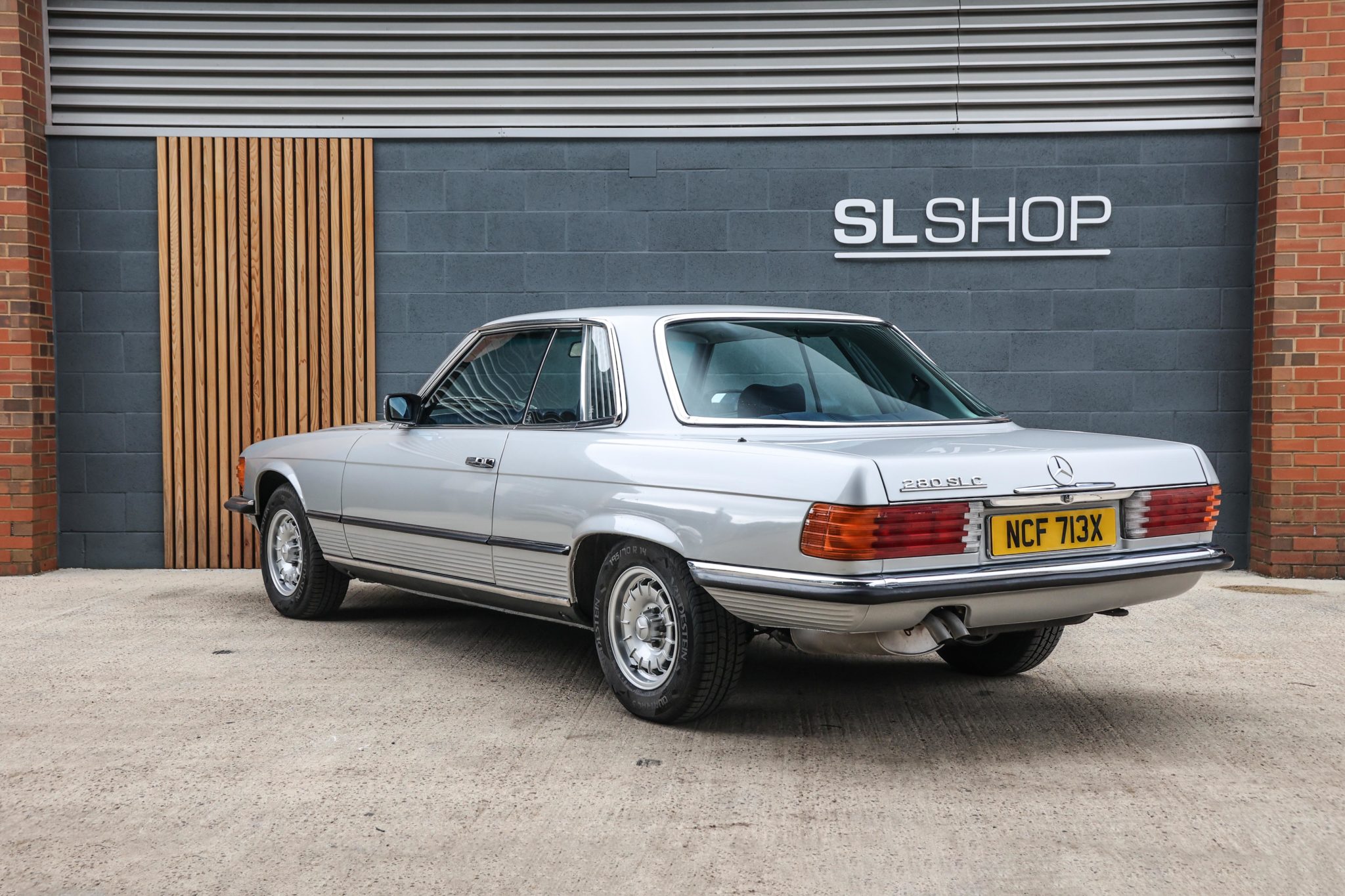1981 Mercedes Benz C107 280SLC Astral Silver (735) with Blue Velour ...