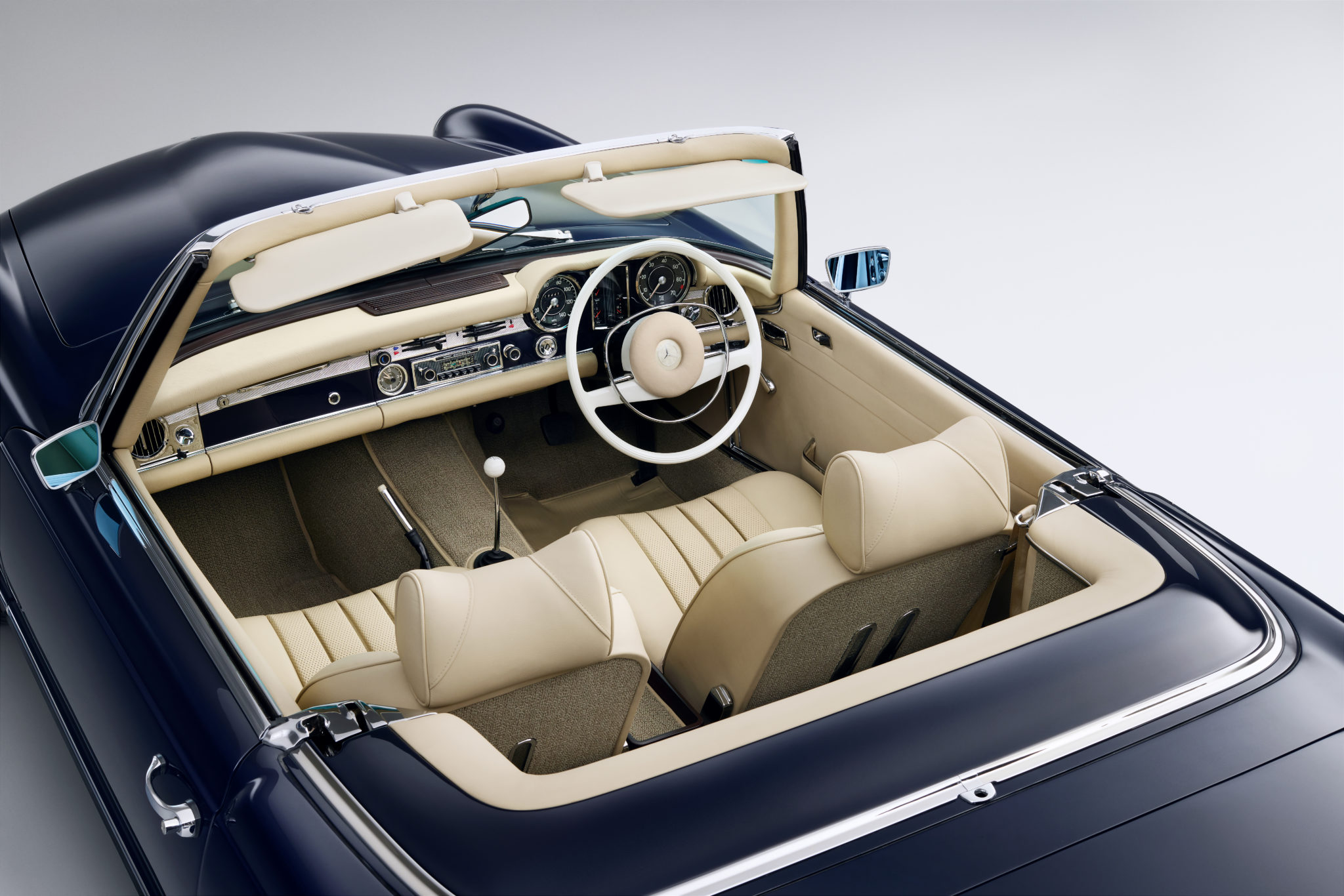 1968 Mercedes Benz W113 280SL 6 speed Manual Midnight Blue (904) 68SG ...